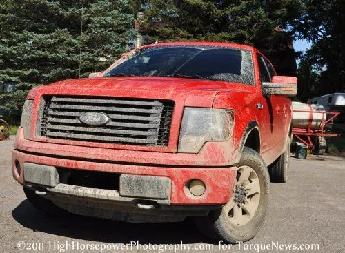 The front end of the 2011 Ford F150 FX4 EcoBoost